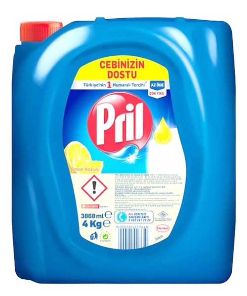 Pril Bulaşık Deterjanı Klasik 4000 Gr Limon